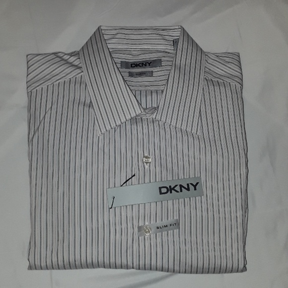 Dkny | Shirts | Dkny Mens Shirt Size 75 3233 Slim Fit Nwt | Poshmark